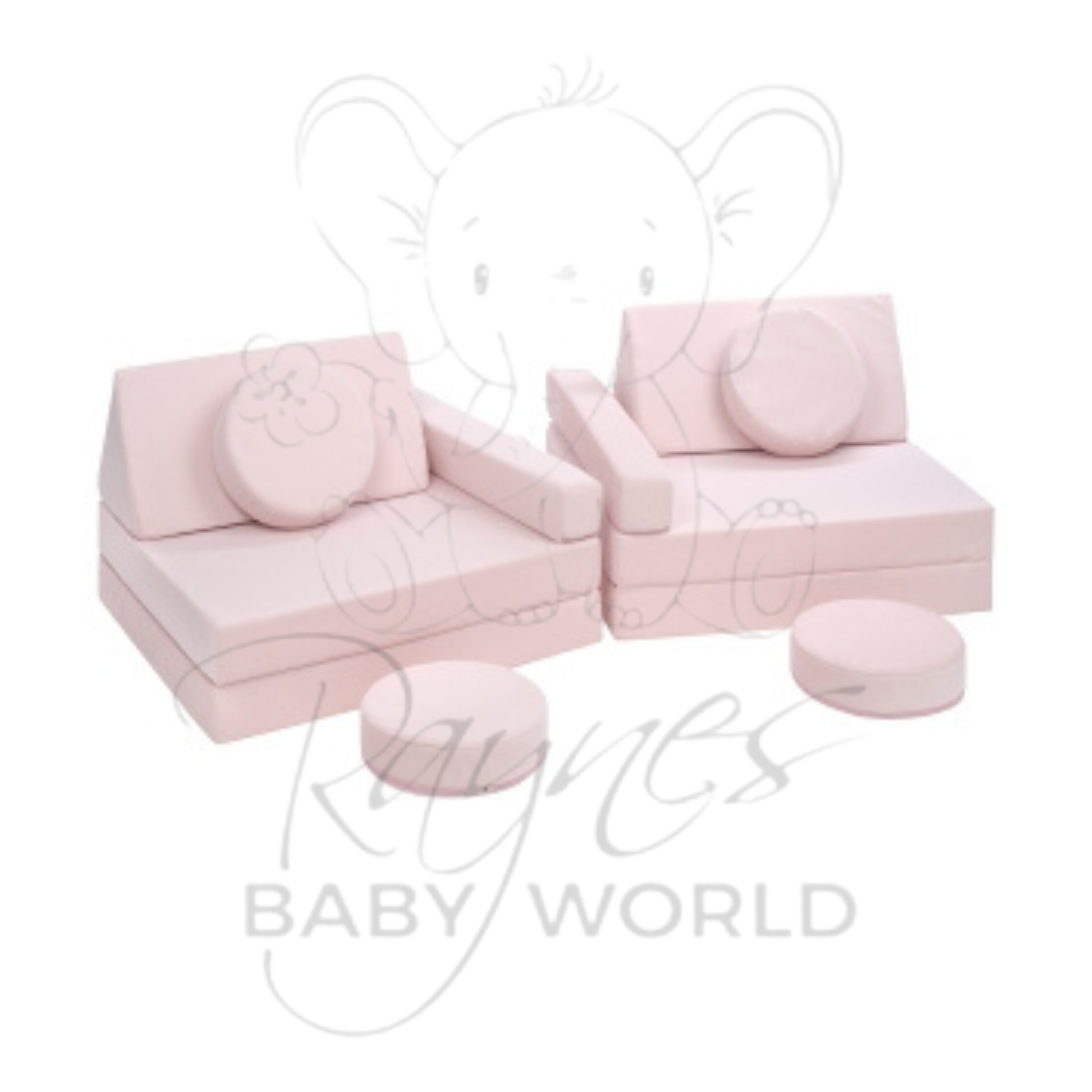 Modular Sofa - Pastel Pink – Raynes Baby World