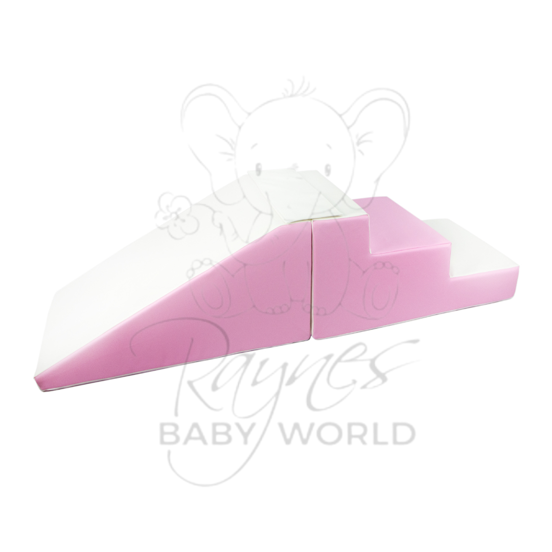 Midi Step and Slide - Pastel Pink & White – Raynes Baby World