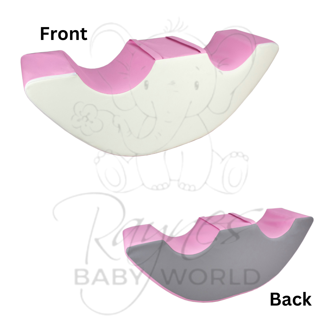 Double Rocker - Pink, Grey & White – Raynes Baby World